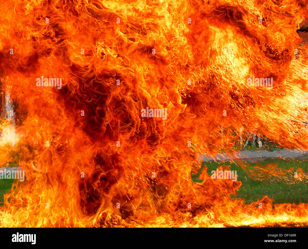 Background burning flame red yellow heat energy Stock Photo - Alamy