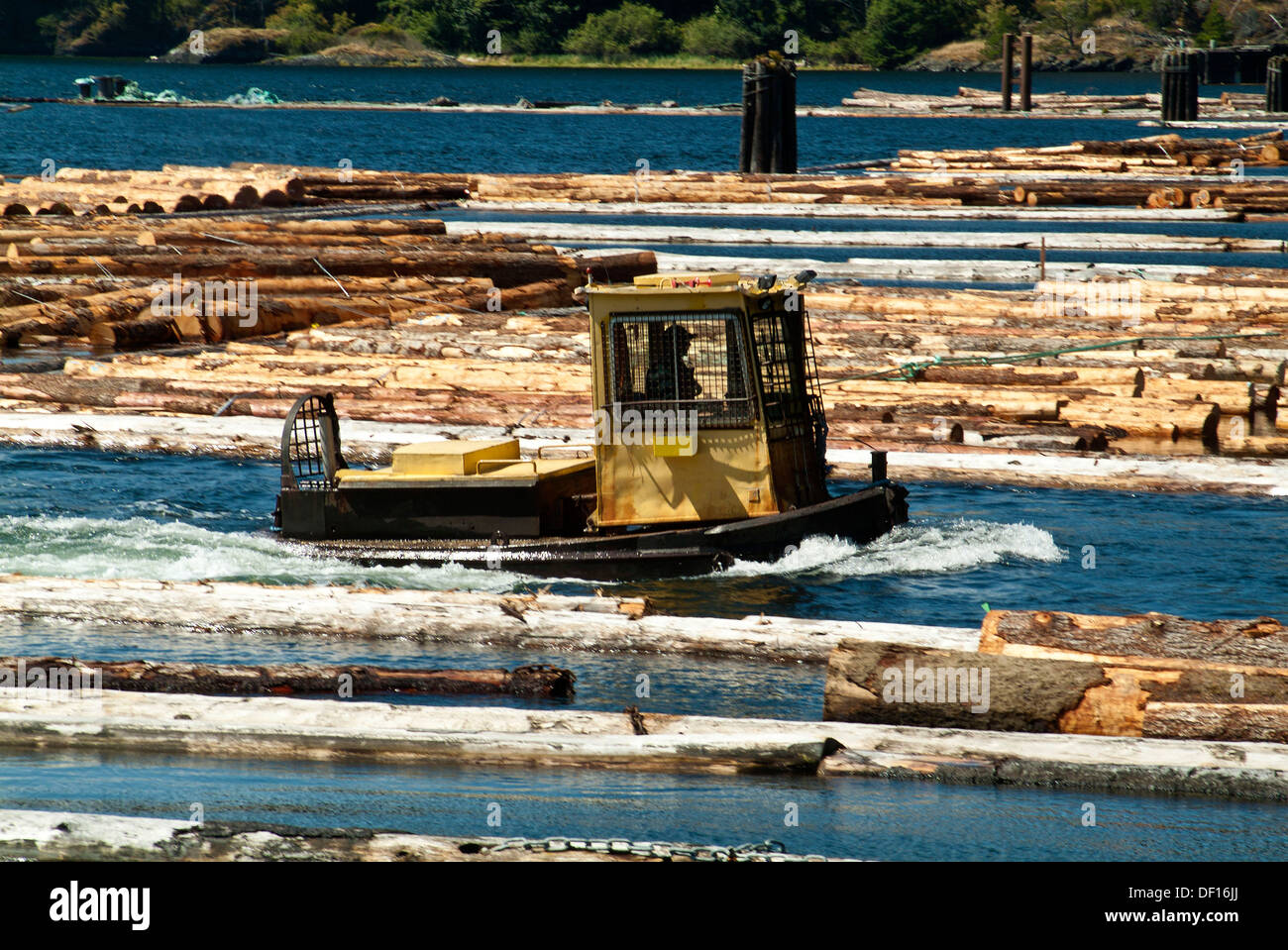 Log Boom, Vancouver Island High Resolution Stock Photography and Images ...