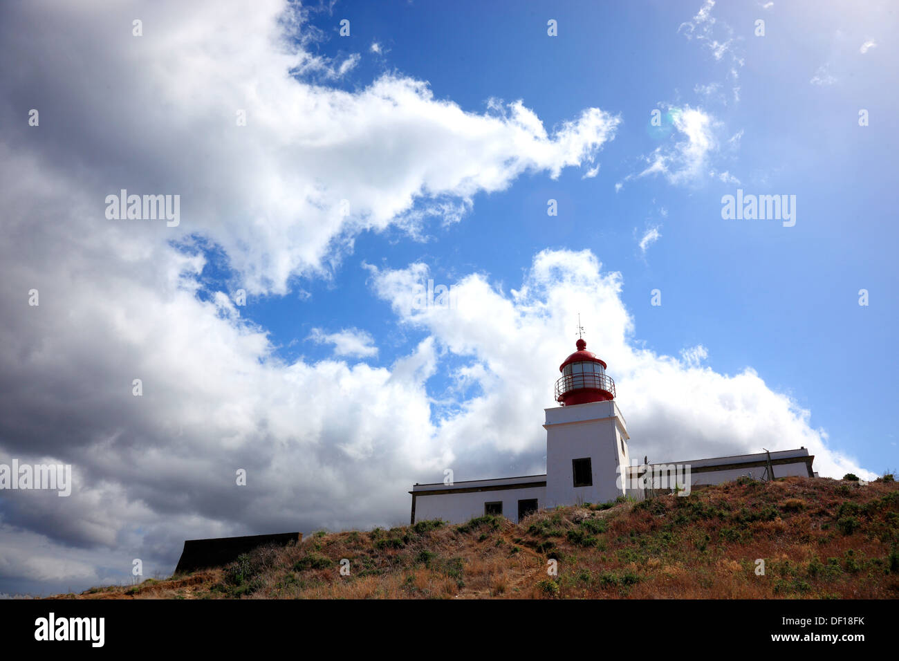 The lighthouse of Ponta do Pargo on the West Coast, Madeira Stock Photo ...