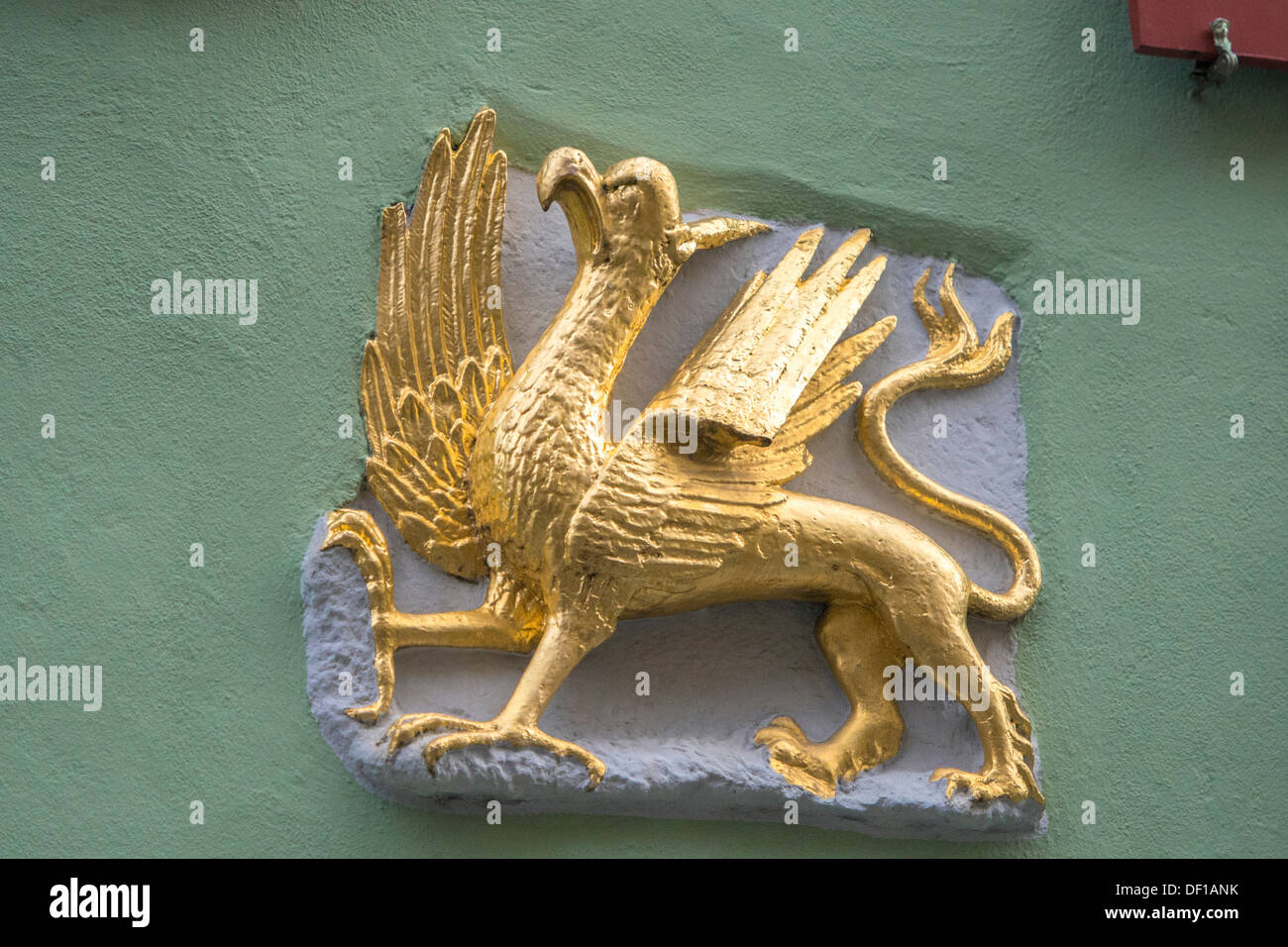 Gold with griffin hi-res stock photography and images - Alamy