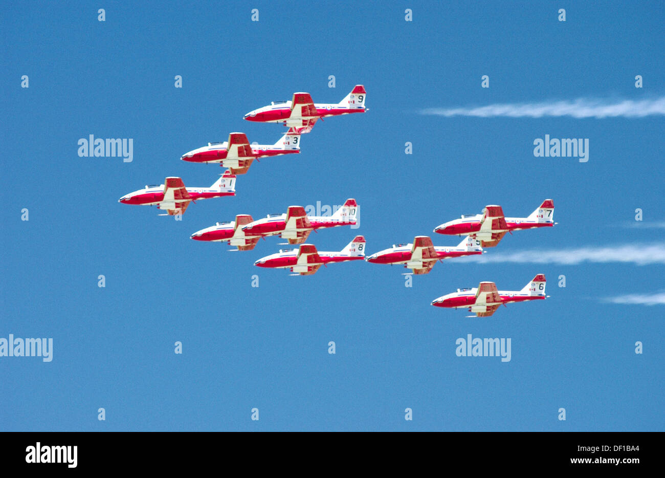 Canadian Forces Snowbirds air acrobatic team Stock Photo - Alamy