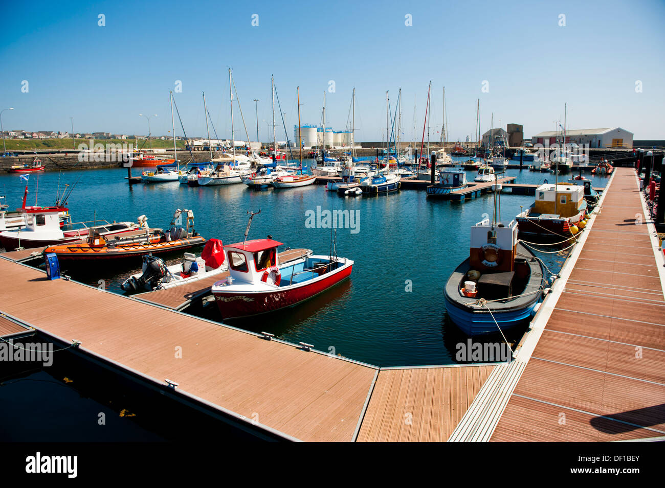 Wick jetty harbor Stock Photo - Alamy