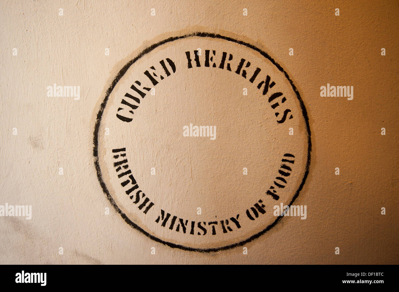 Cured herring stamp Stock Photo - Alamy
