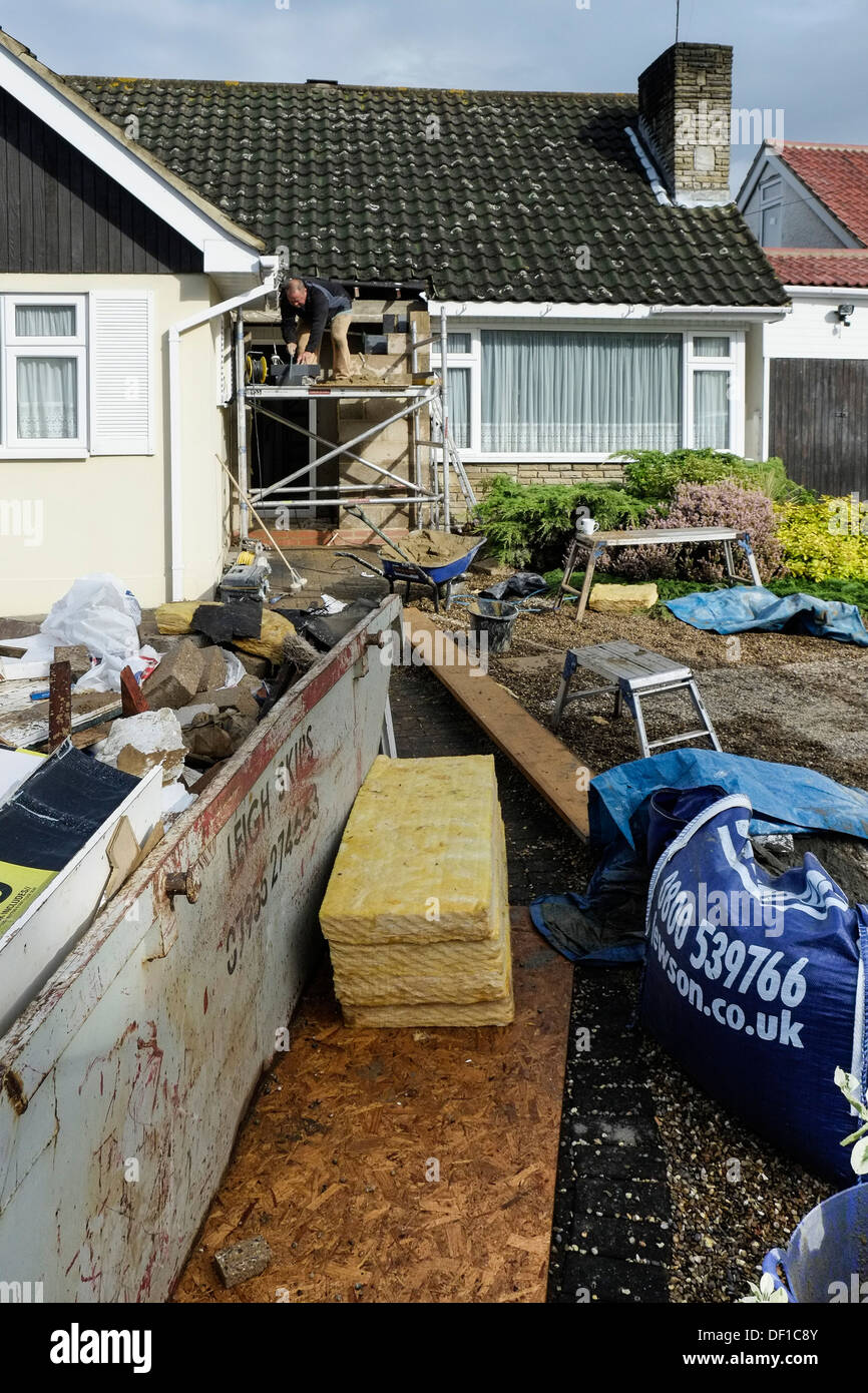 Construction work being carried out on a house Stock Photo - Alamy