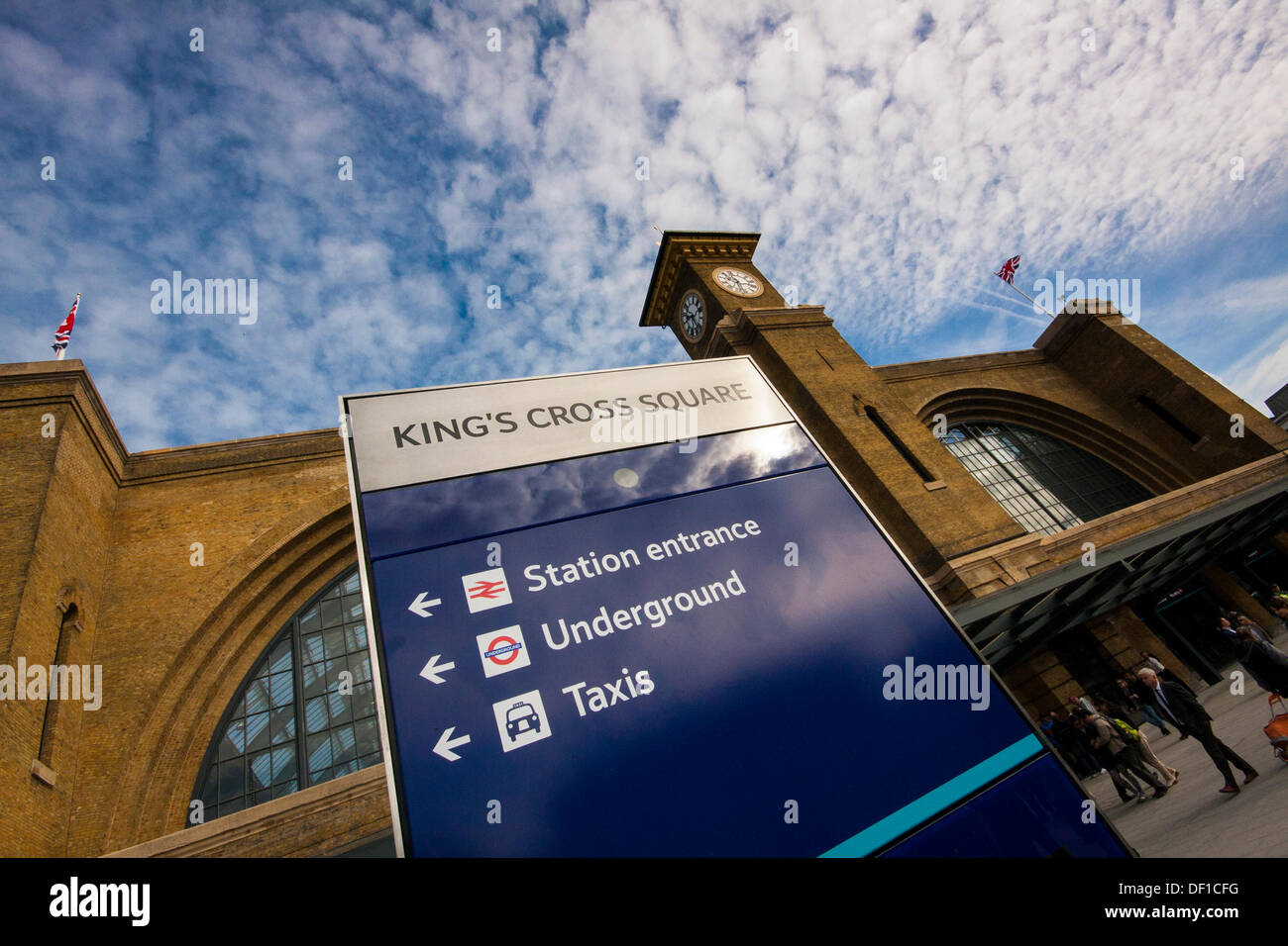 London, UK. 26th Sep, 2013. Kings Cross Square following the station's ...