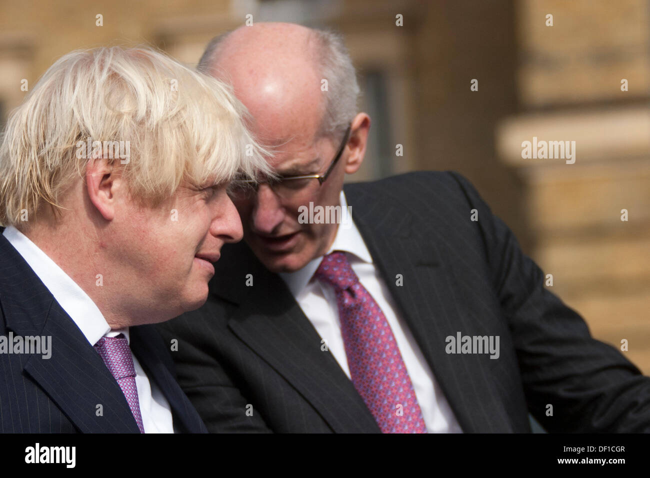 London, UK. 26th Sep, 2013. London Mayor Boris Johnson and Network Rail ...