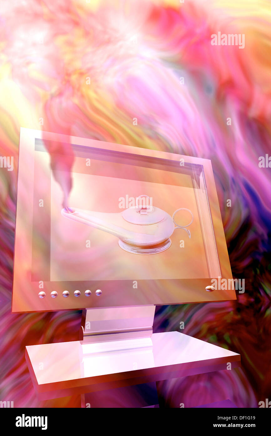 Magic Lamp High Resolution Stock Photography and Images - Alamy