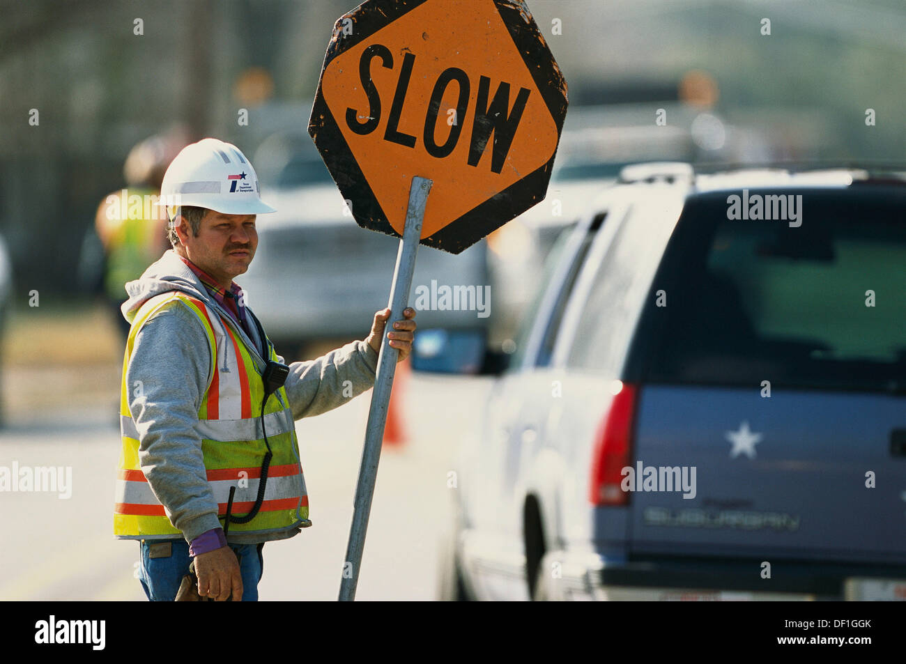 Construction sign usa hi-res stock photography and images - Alamy