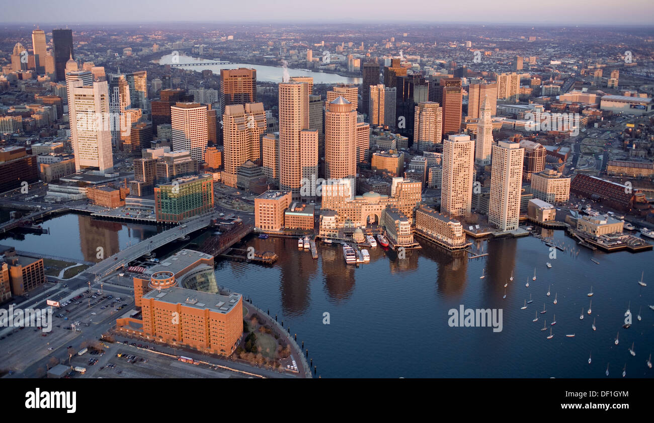 Aerial Port Boston High Resolution Stock Photography and Images - Alamy