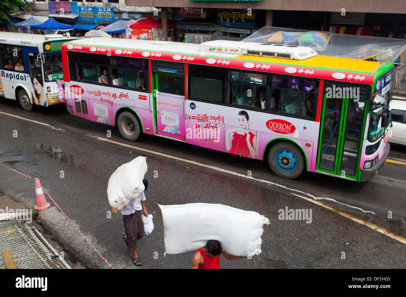 Bus in burma hi-res stock photography and images - Alamy