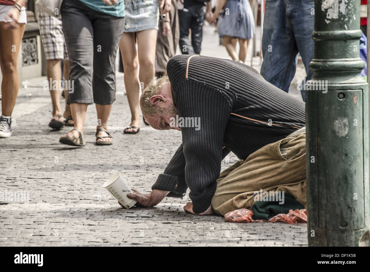 Helpless beggar hi-res stock photography and images - Alamy