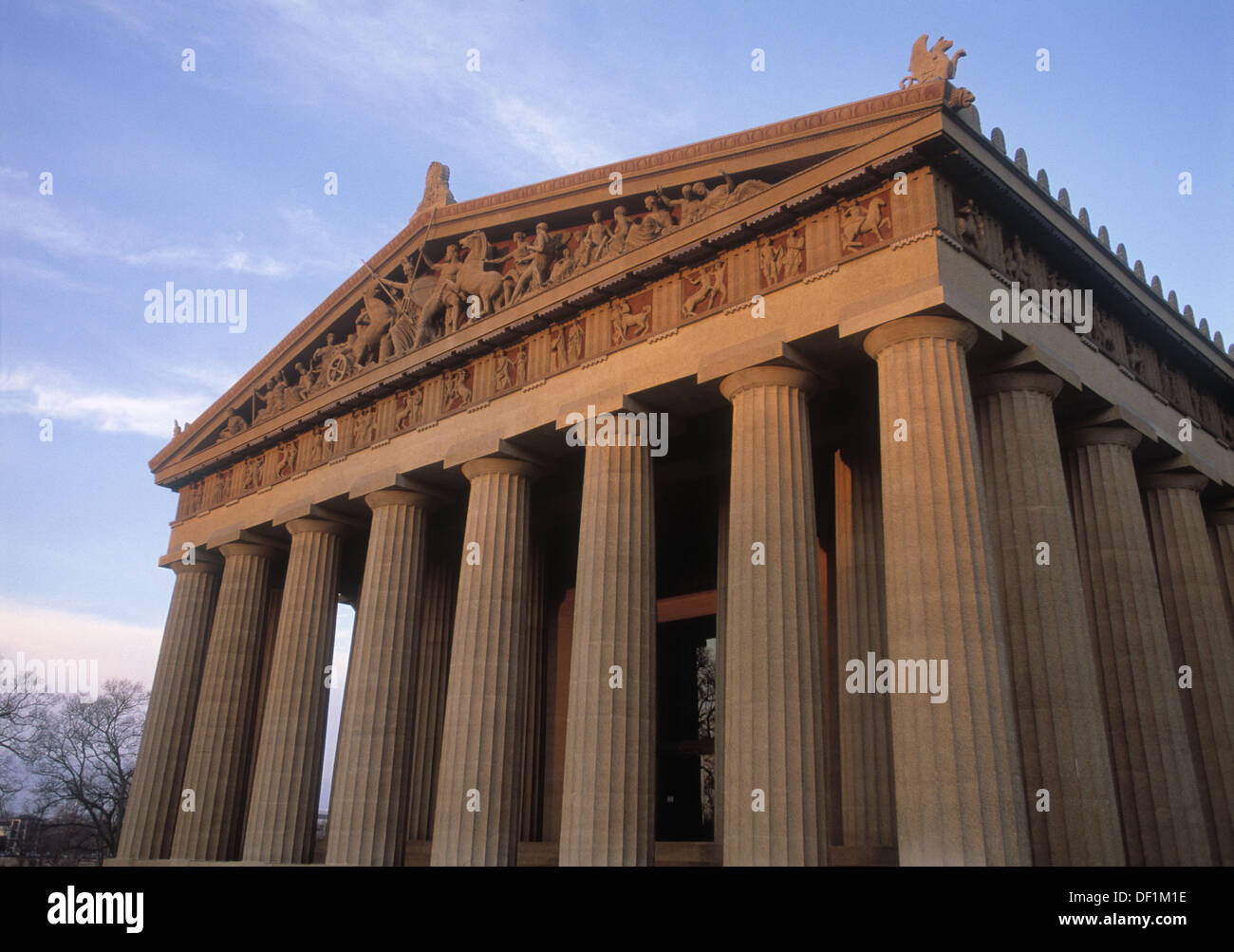 Replica of the Greek Parthenon, Nashville, Tennessee, USA Stock Photo ...
