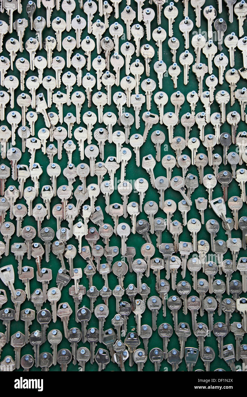 Surface, many keys Stock Photo - Alamy