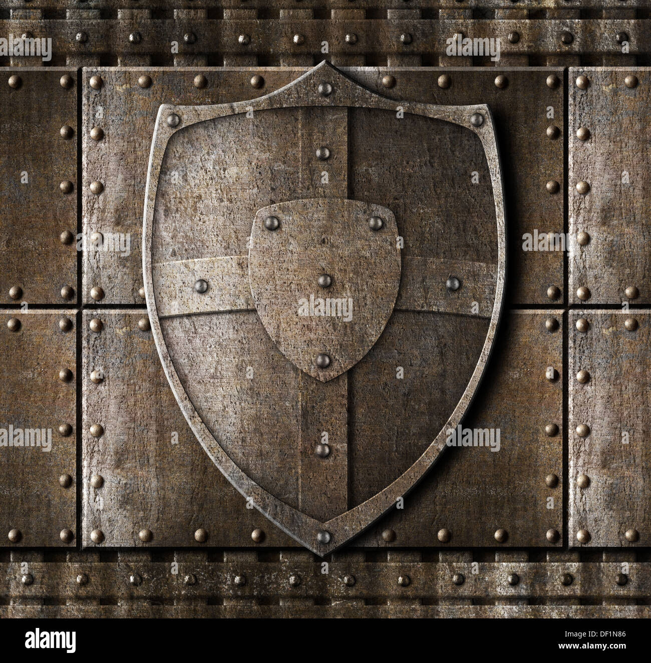 Sheet metal shield hi-res stock photography and images - Alamy