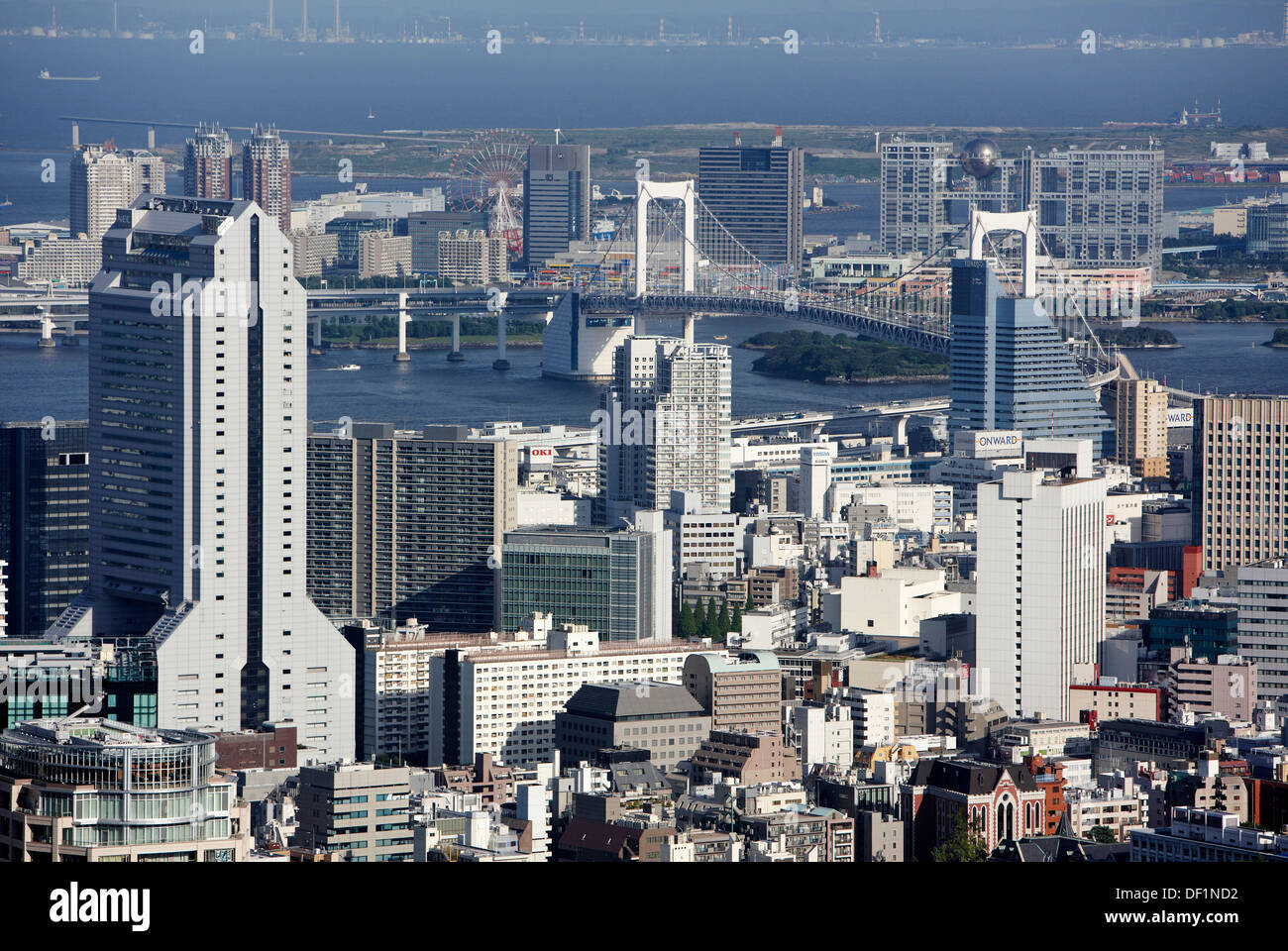 Rainbow bridge, Odaiba, Tokyo City View, Roppongi Hills Mori Tower ...