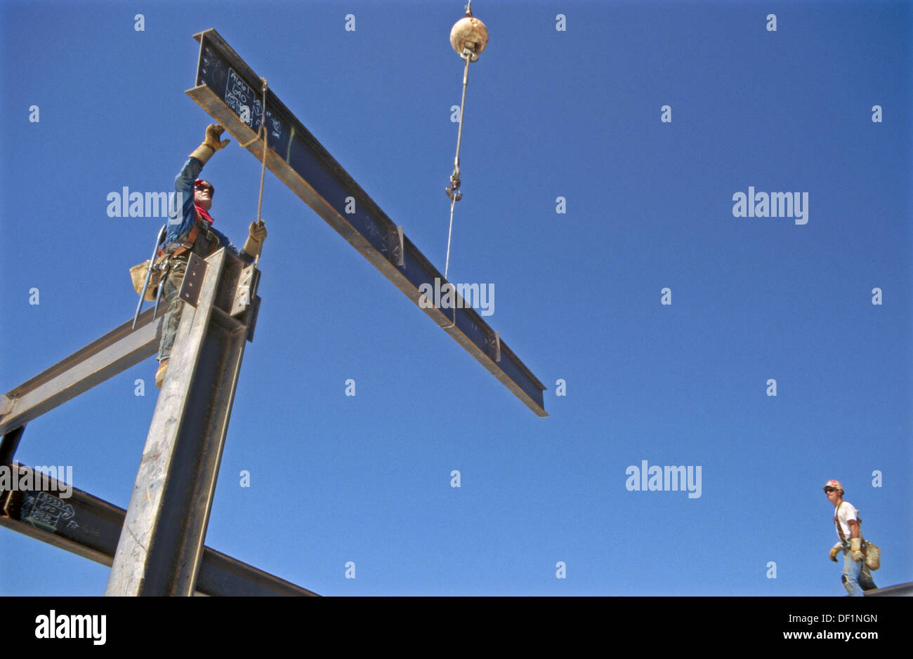 Man male adult steel ironworker hi-res stock photography and images - Alamy