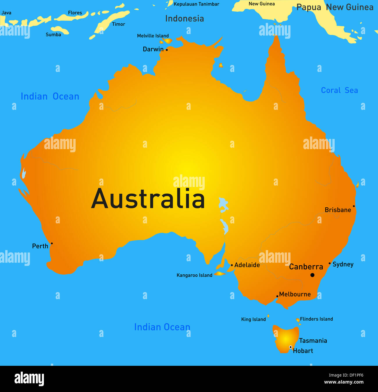 Australia map pin national hi-res stock photography and images - Alamy