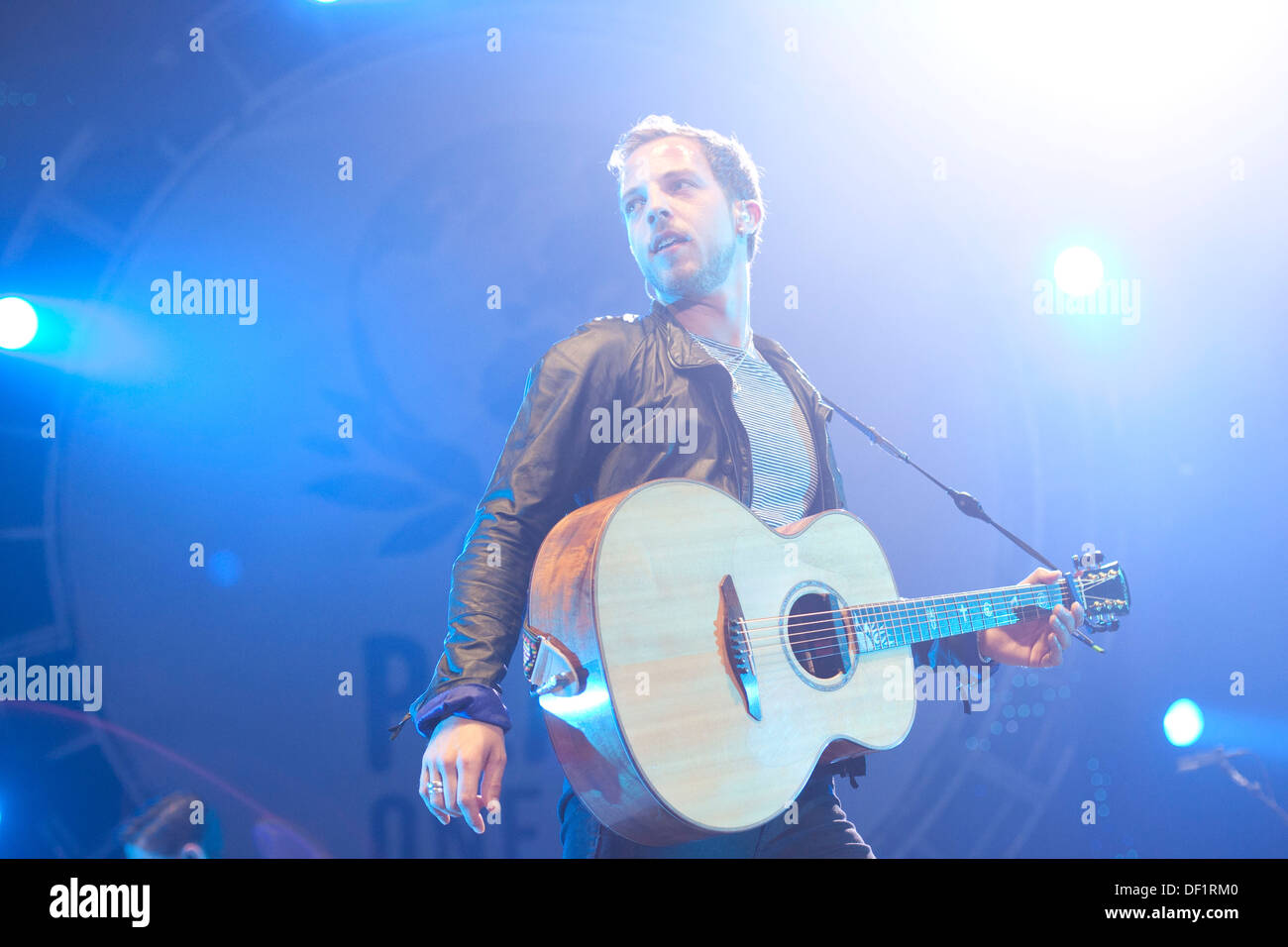 British singer James Morrison performs during the Peace One Day 2012 ...