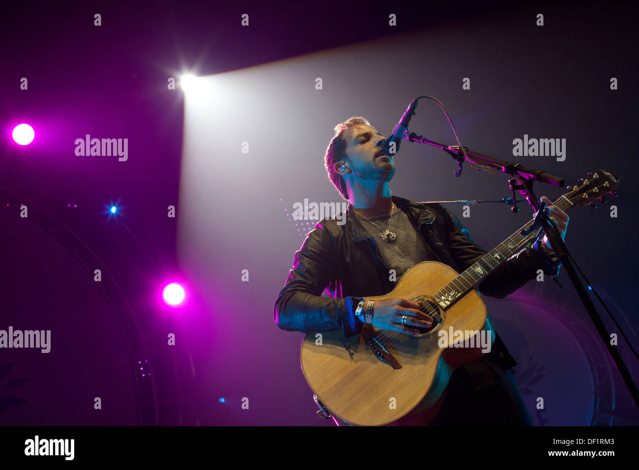 British singer James Morrison performs during the Peace One Day 2012 ...