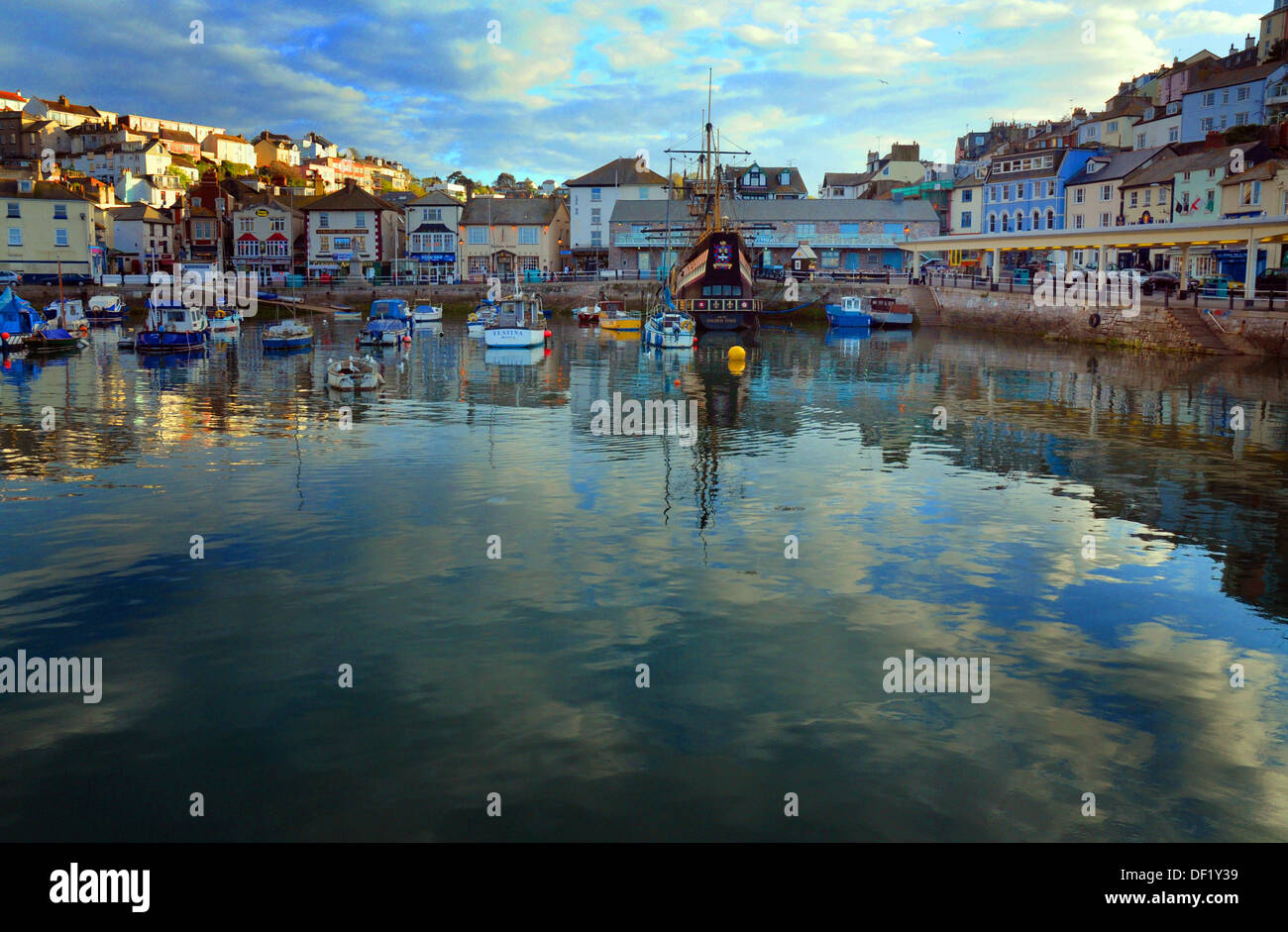 BRIXHAM HARBOUR, SOUTH DEVON Stock Photo - Alamy
