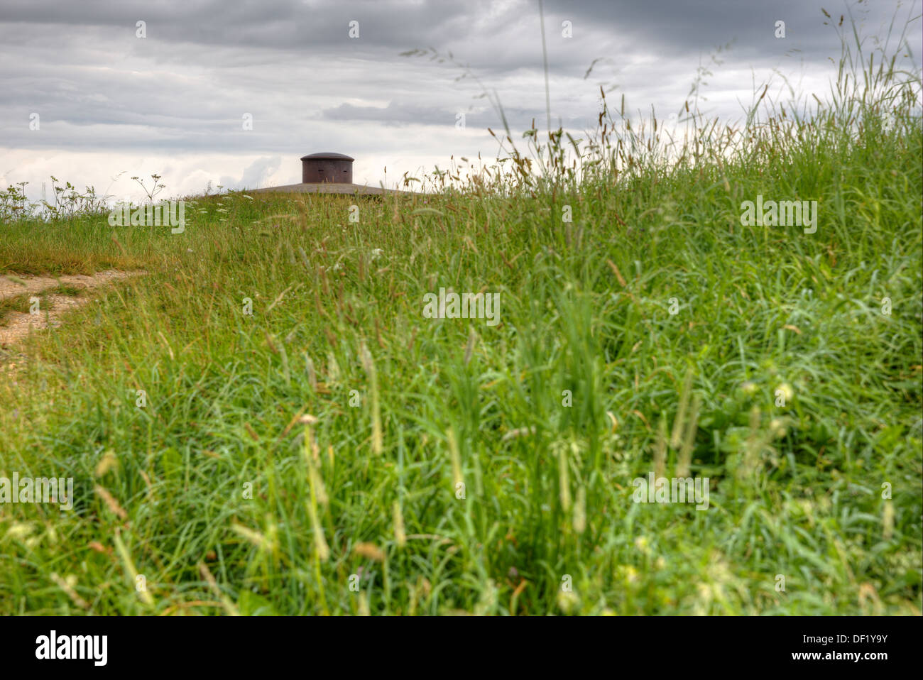 Machine gun turret on Fort Douaumont Stock Photo - Alamy