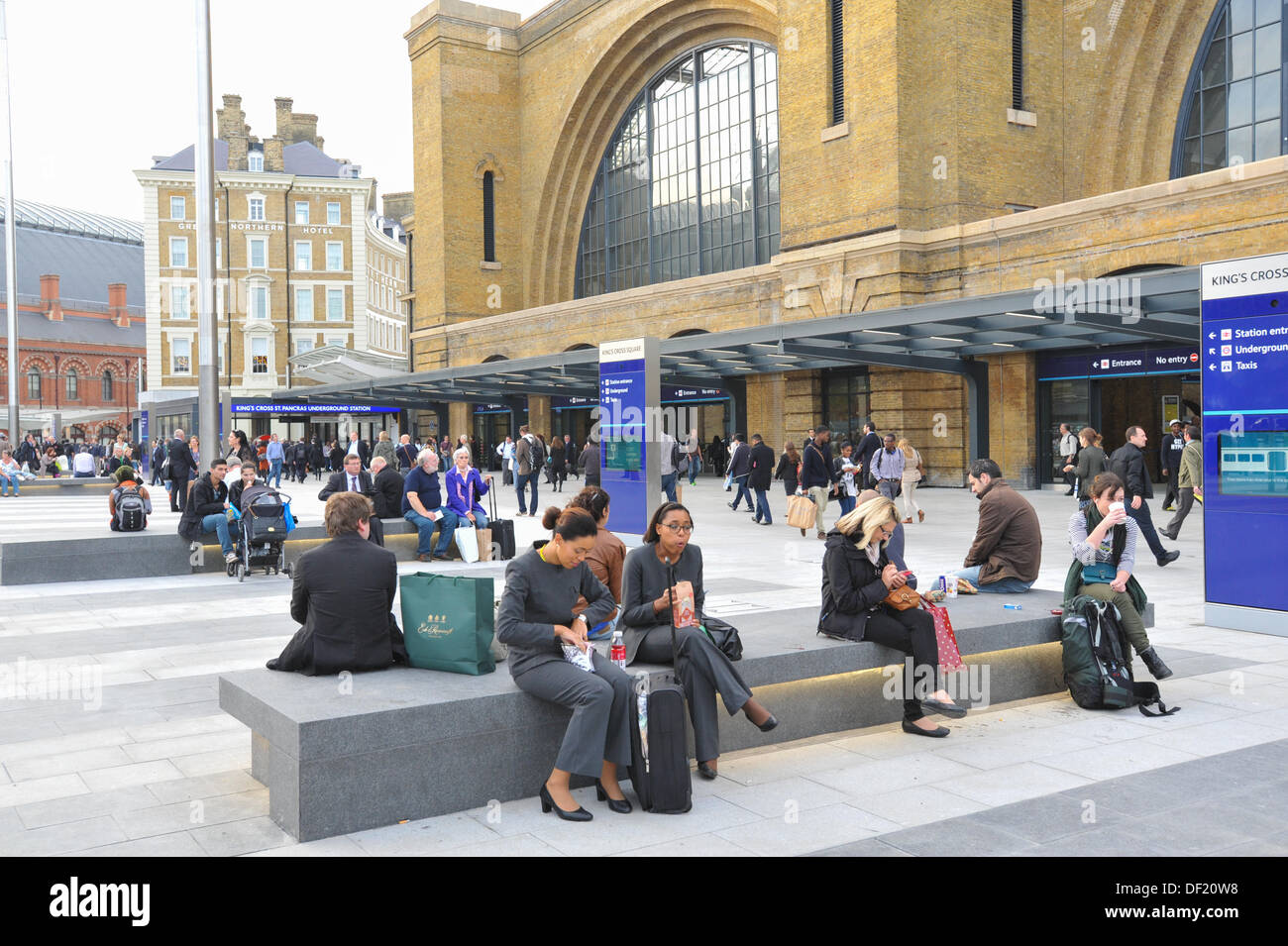 Kings Cross, London, UK. 26th September 2013. The new Kings Cross ...