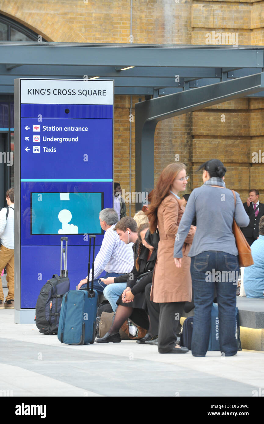 Kings Cross, London, UK. 26th September 2013. The new Kings Cross ...