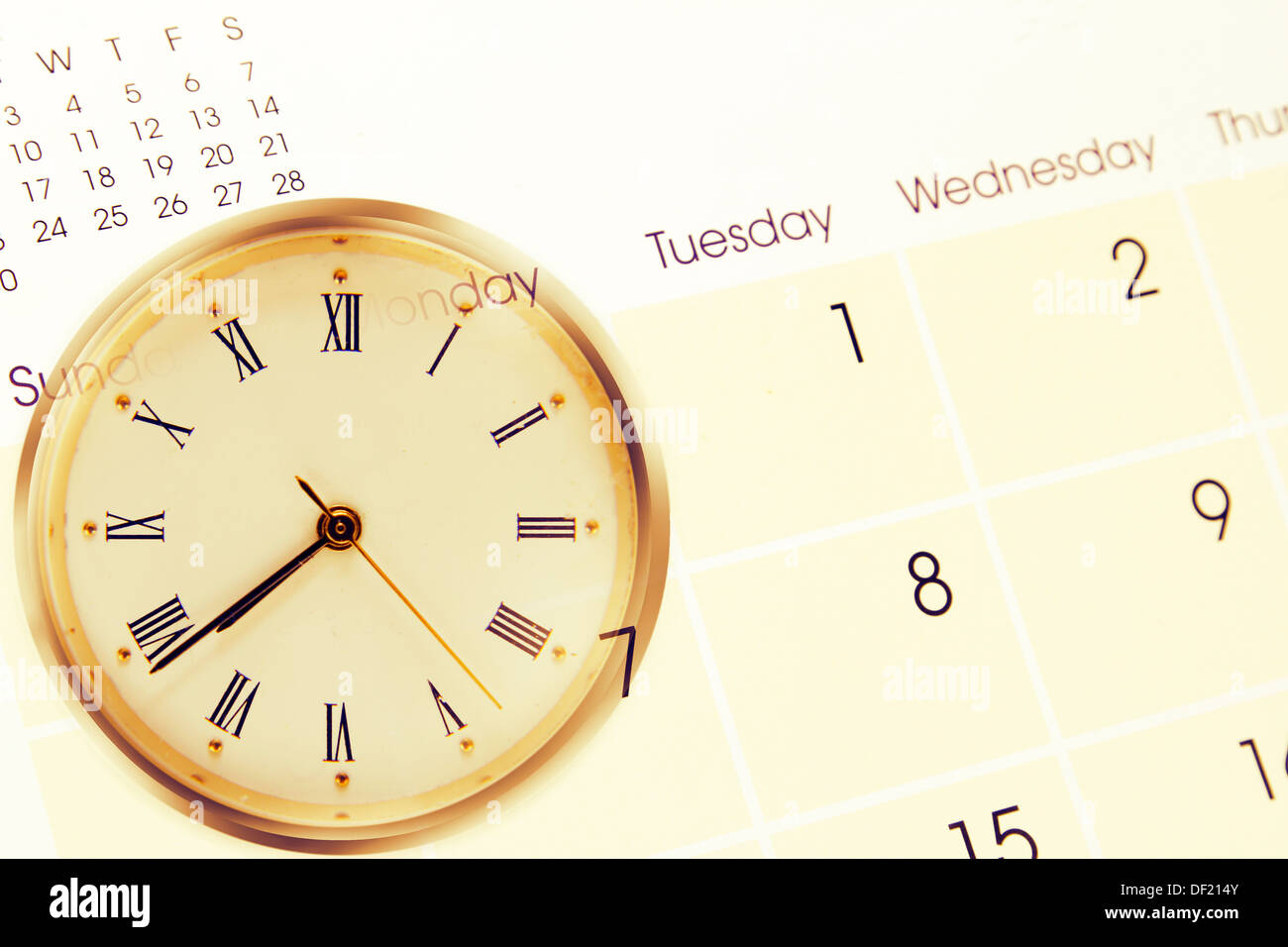 Classic calendar hi-res stock photography and images - Alamy