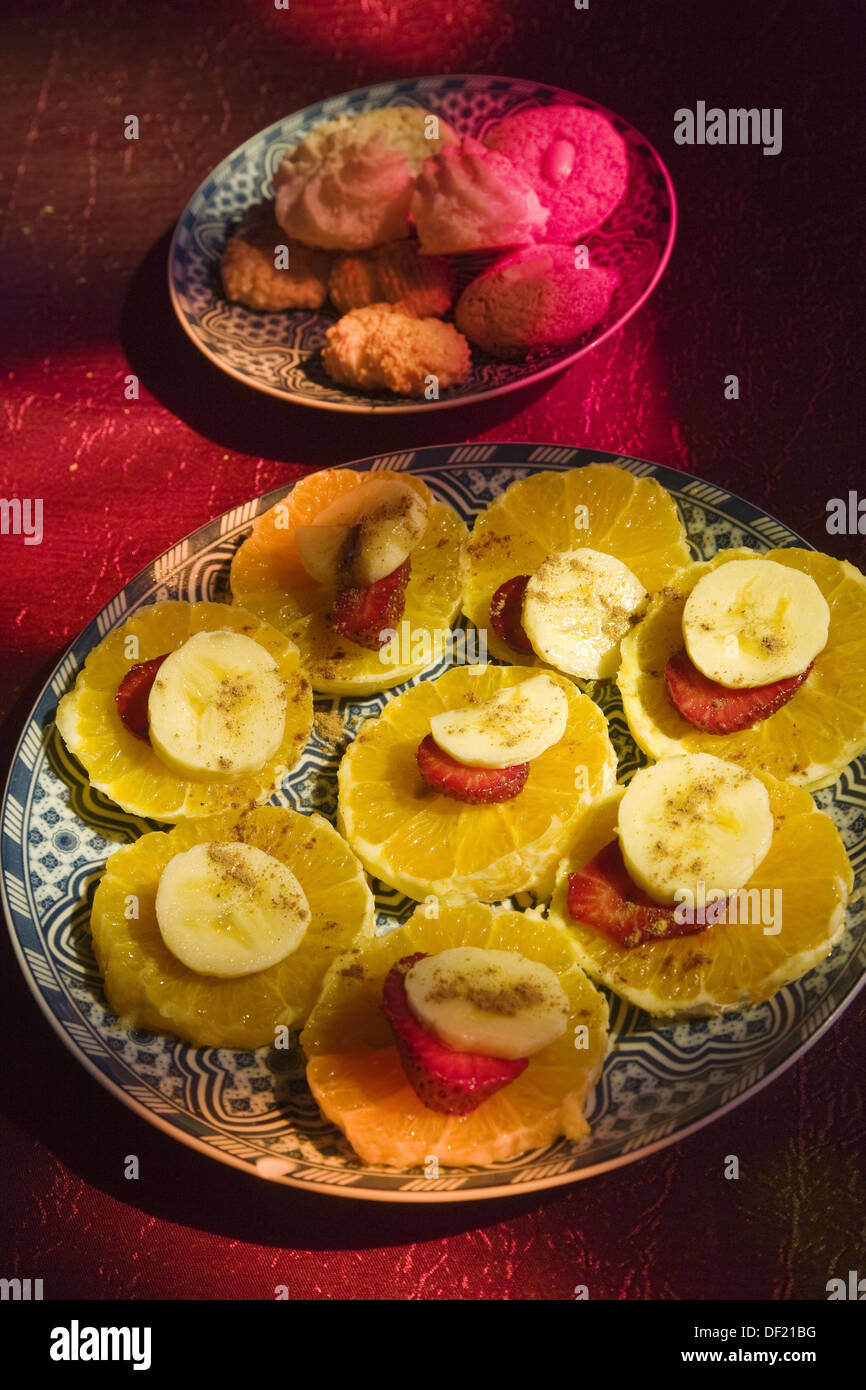 Moroccan dessert, Fes, Morocco Stock Photo - Alamy