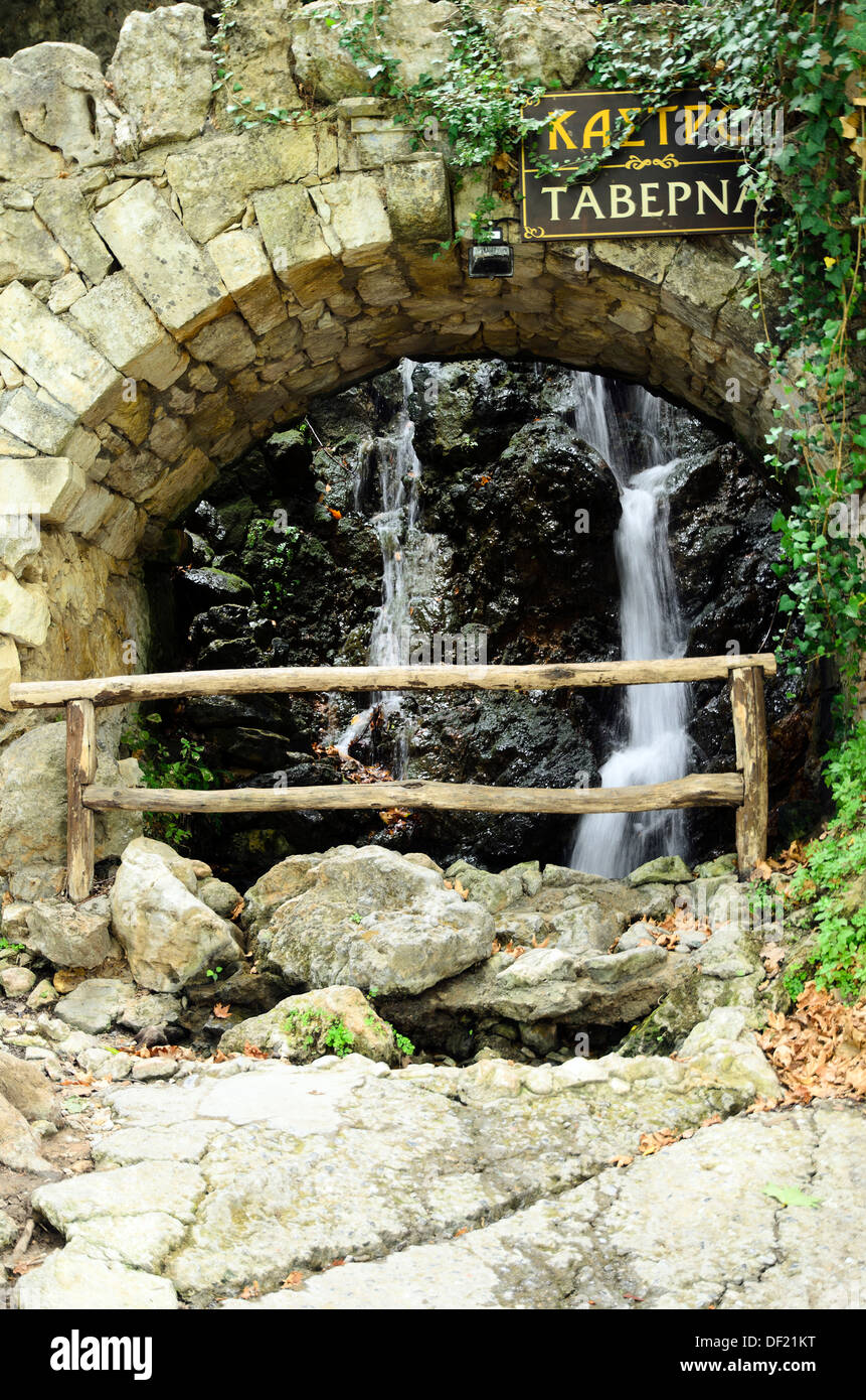 Waterfall crete greece hi-res stock photography and images - Alamy