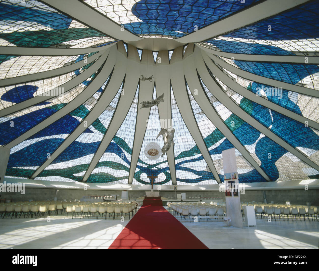 Inside of the cathedral of brasilia hi-res stock photography and images ...