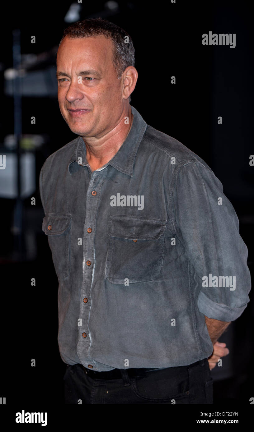 Santa Monica, CA, USA. 25th Sep, 2013. TOM HANKS arrives for the ...