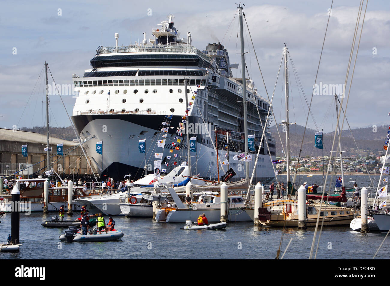 Hobart harbor, Tasmania, Australia Stock Photo - Alamy