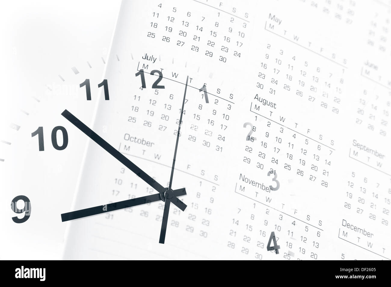Calendar Cut Out Stock Images & Pictures - Alamy