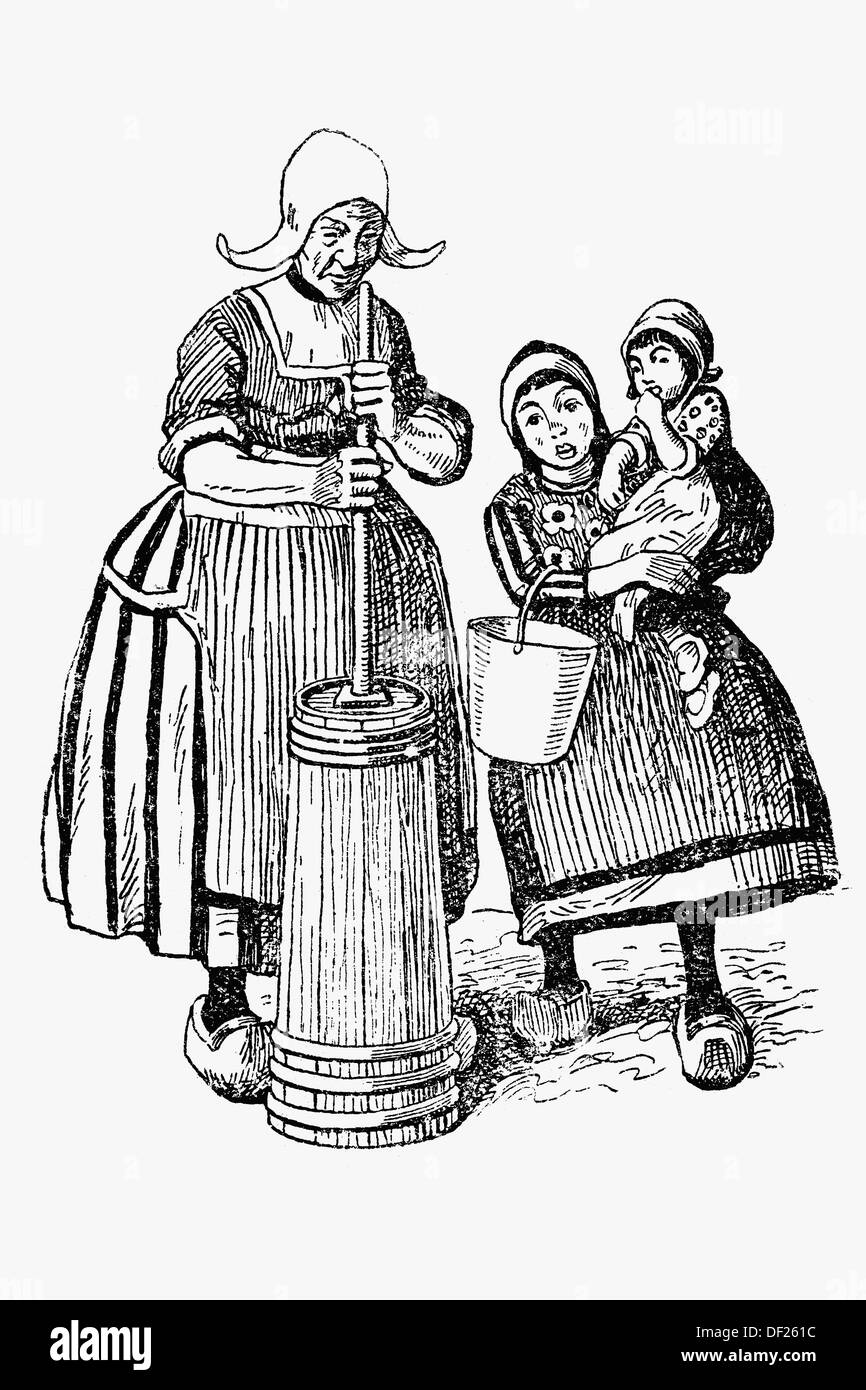 Antique butter churn hi-res stock photography and images - Alamy