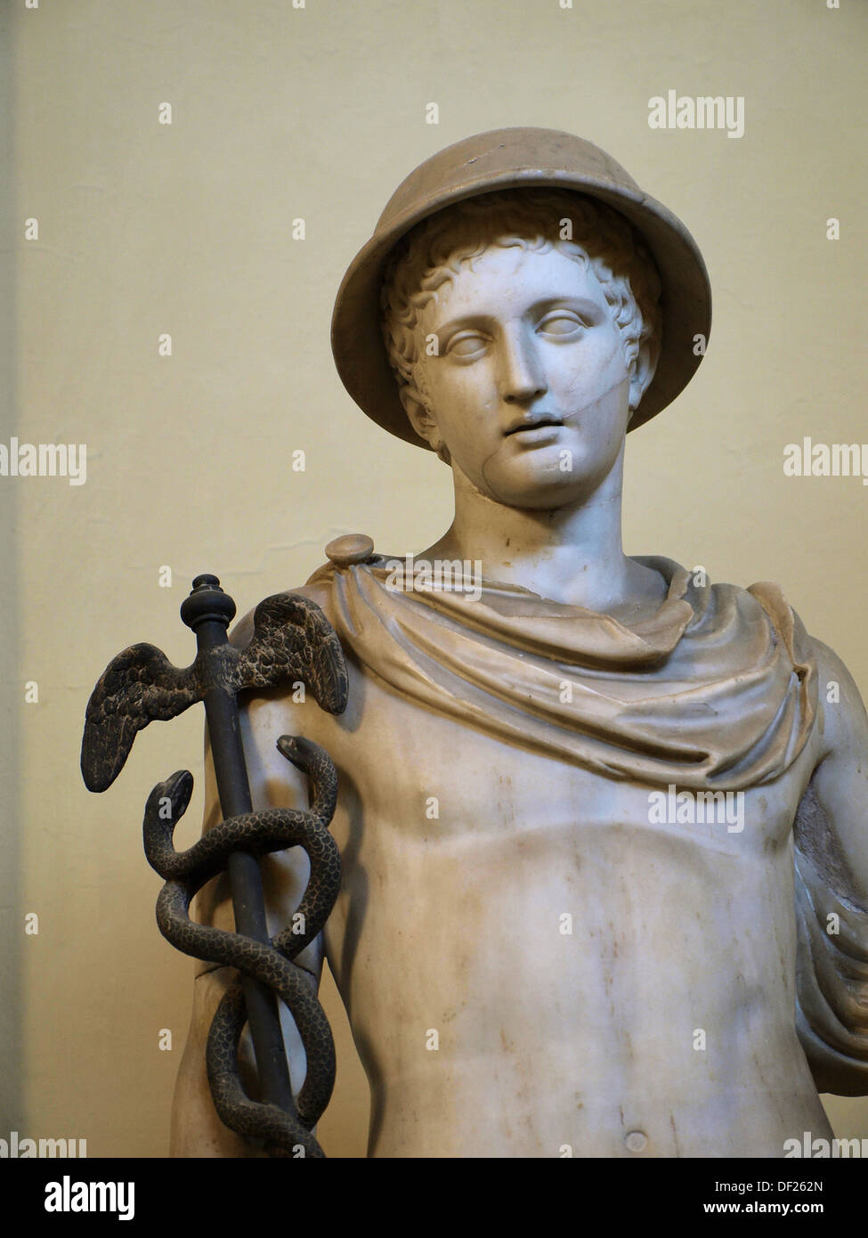 Roman God Mercury Statue