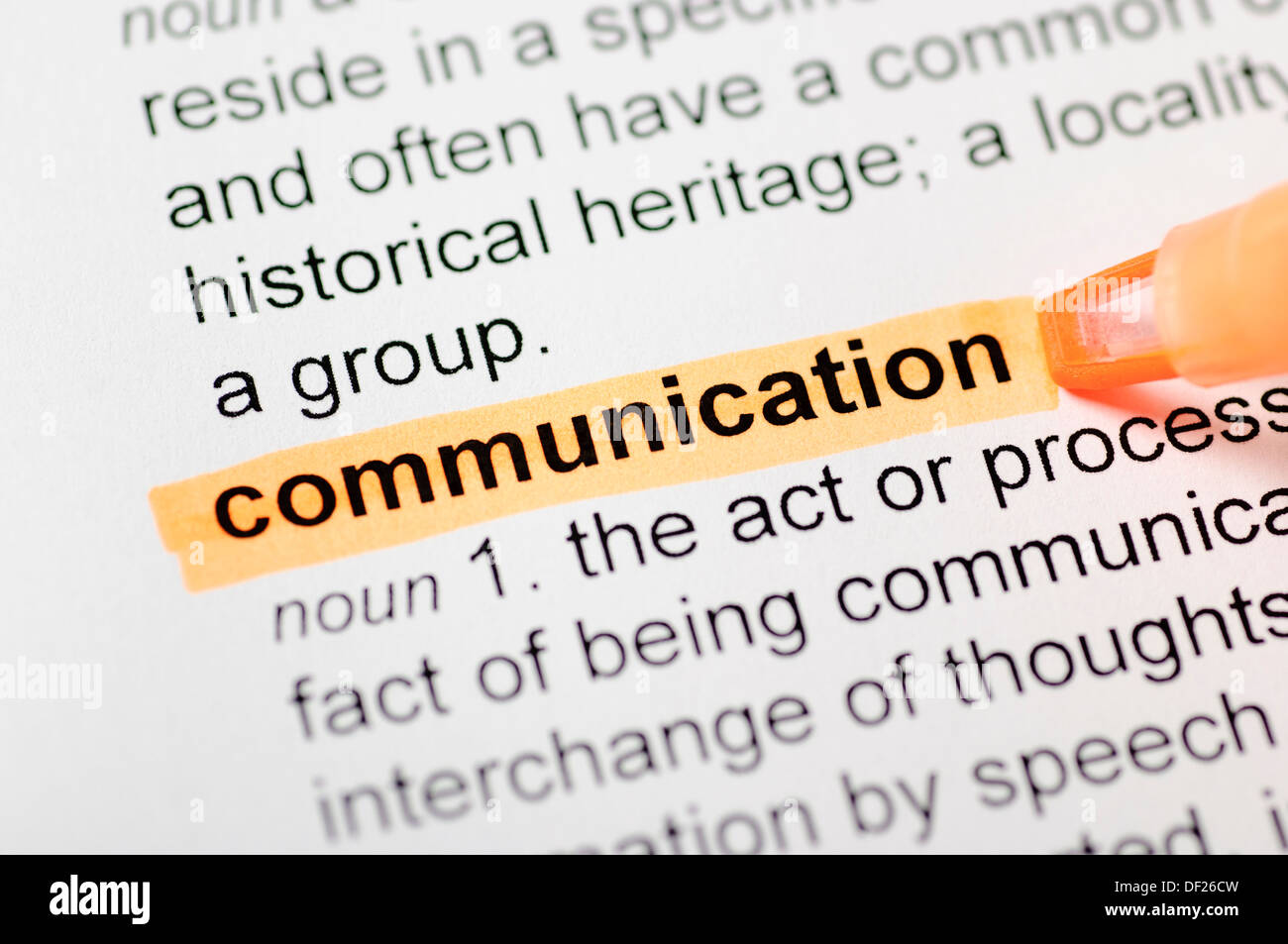 Communication Stock Photo - Alamy