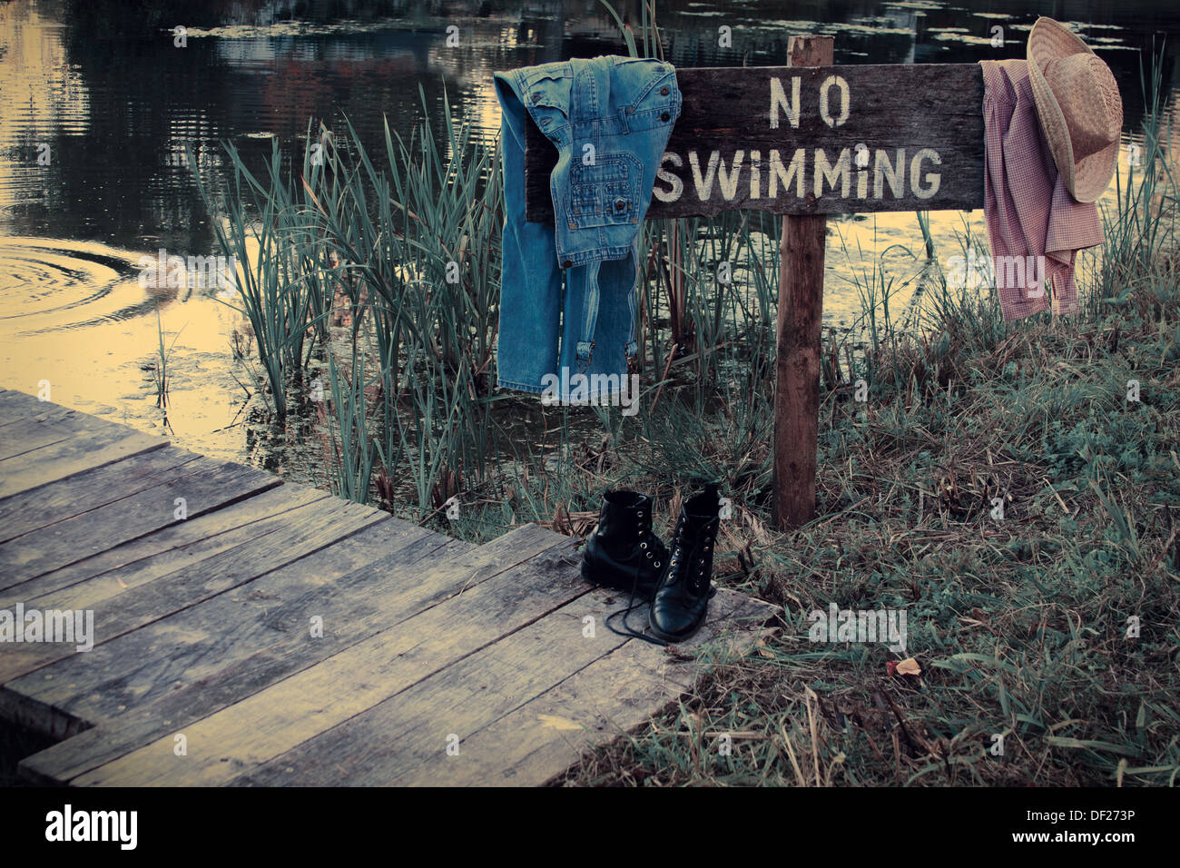 Skinny dipping clothes hi-res stock photography and images - Alamy