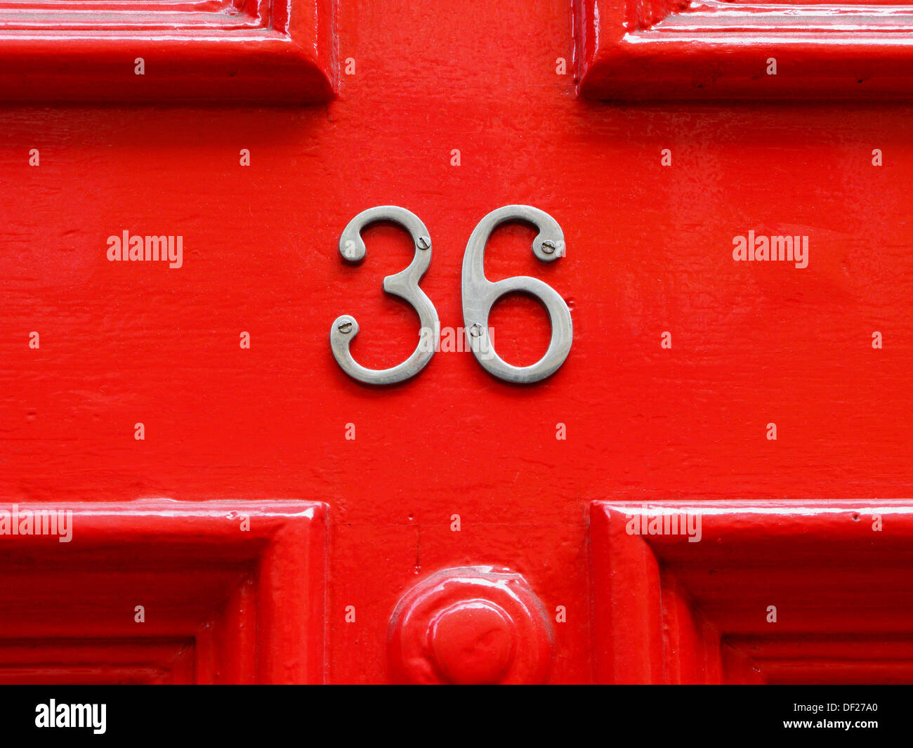 6 door number hi-res stock photography and images - Alamy