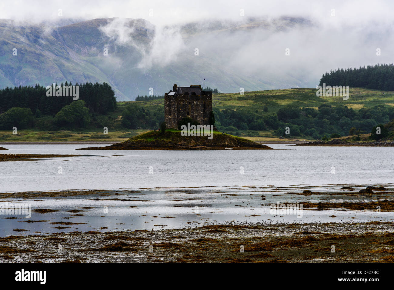 Castle Stalker, 14th century tower house, Argyll, Scotland Stock Photo ...