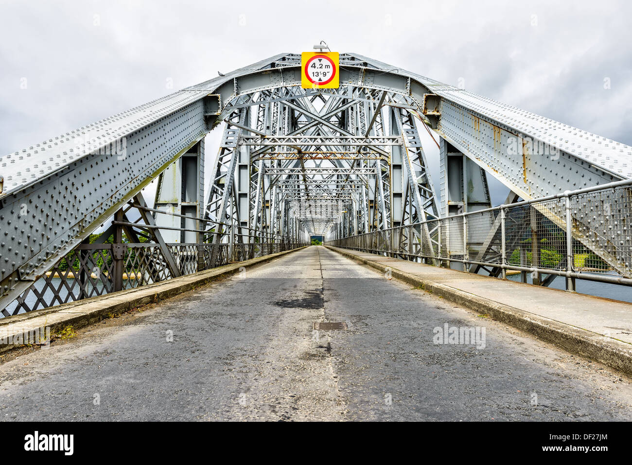 The Connel Bridge is a cantilever bridge that spans Loch Etive at ...