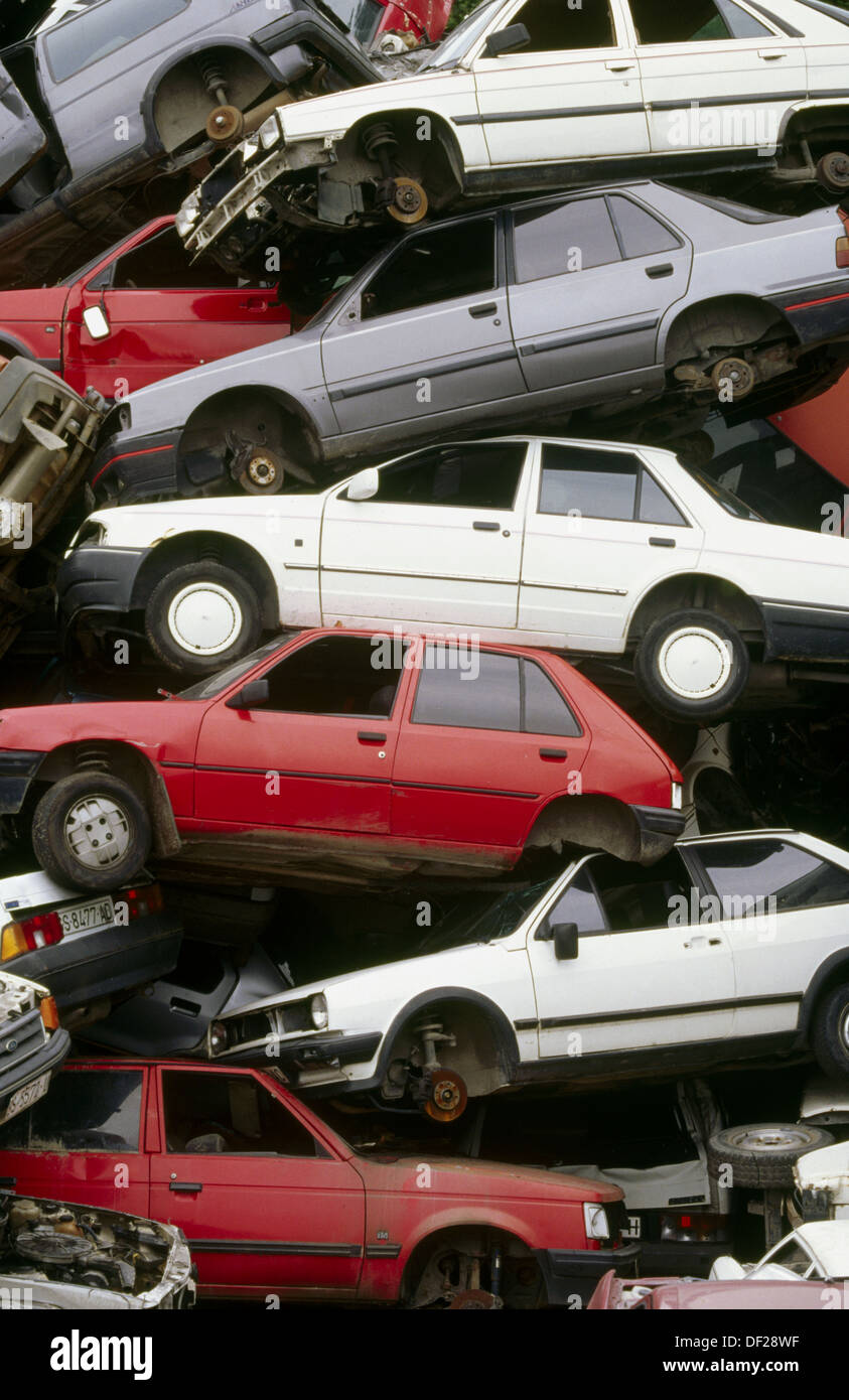 Piled Up Car High Resolution Stock Photography and Images - Alamy