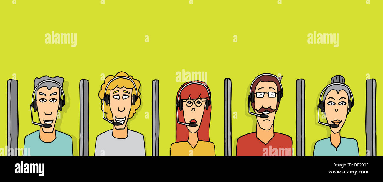 Call center / Help desk Stock Photo - Alamy