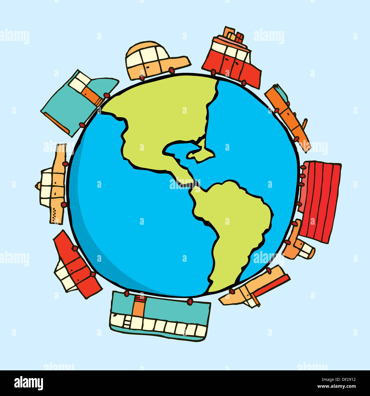 Cars around the world Stock Photo - Alamy