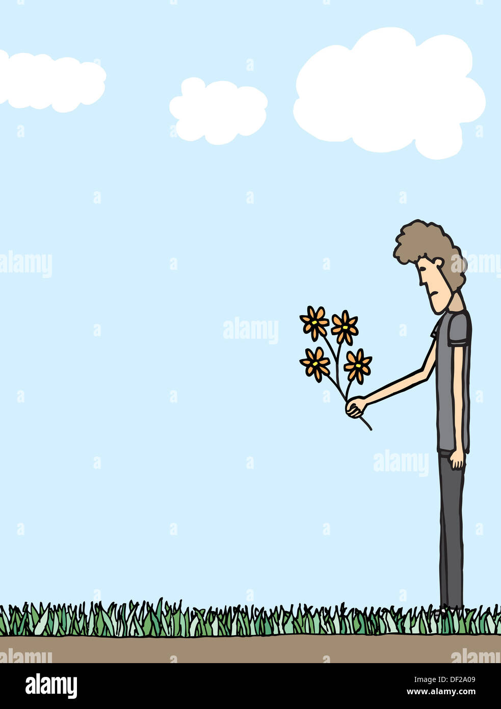 Grief / Death mourning Stock Photo - Alamy