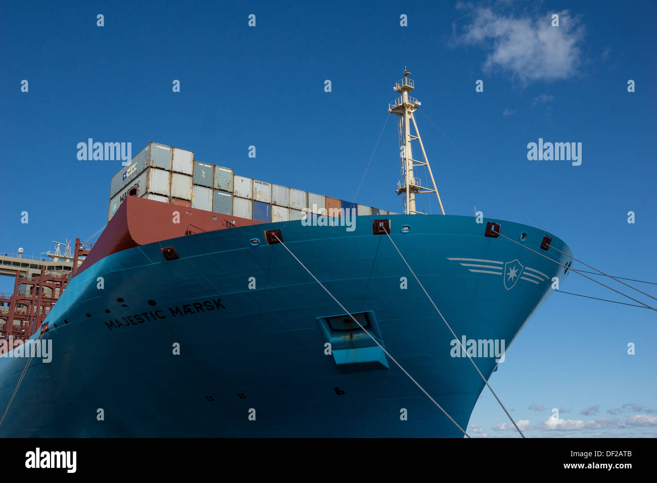 Maersk Lines new Triple E ship Majestic Mærsk at quay in Copenhagen ...