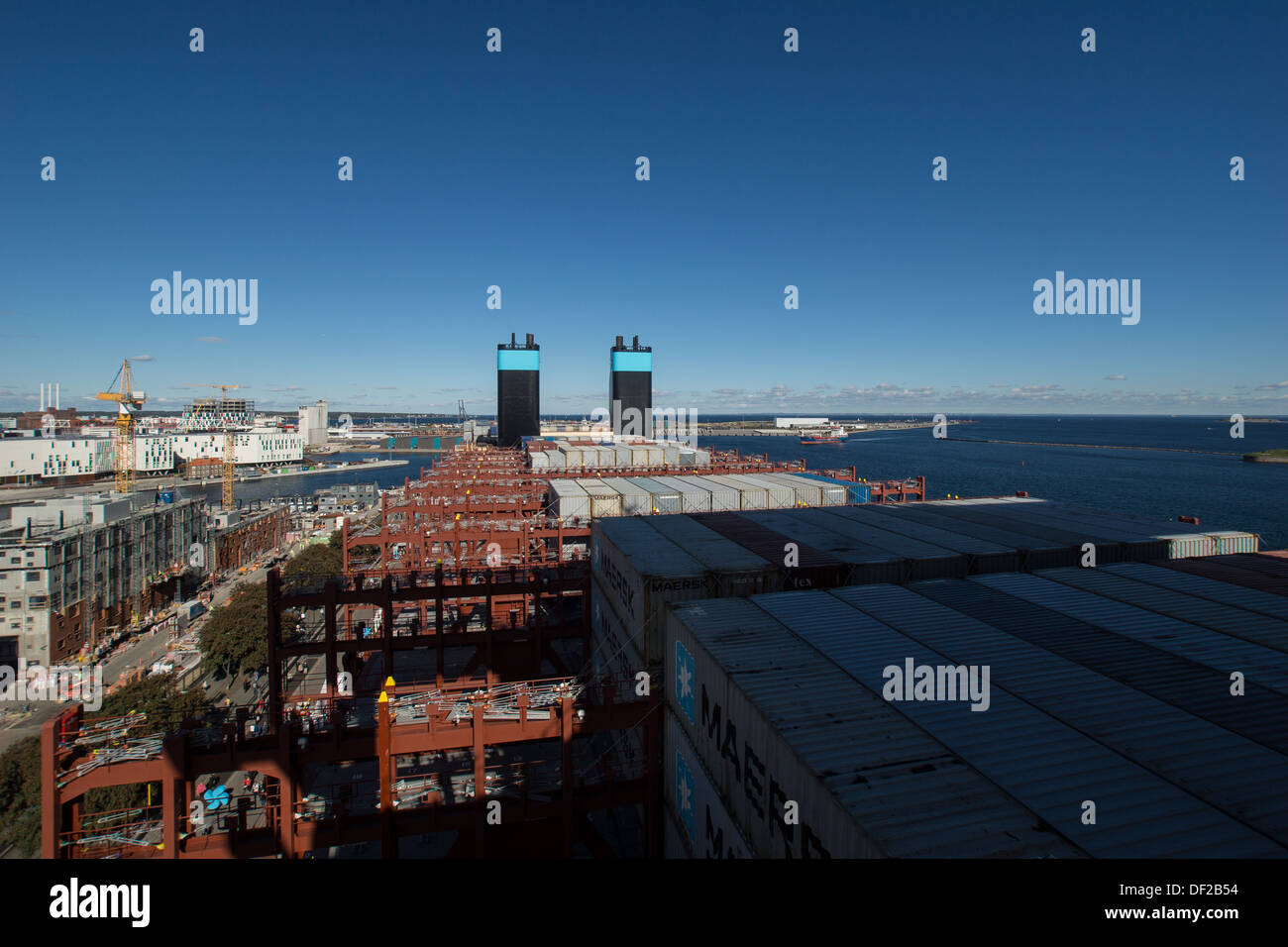 Maersk Lines new Triple E ship Majestic Mærsk at quay in Copenhagen ...