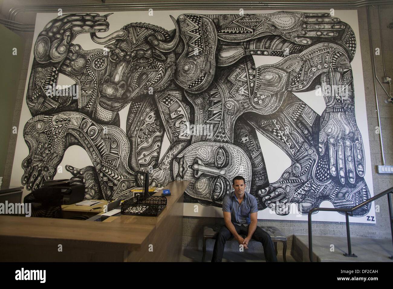 Sept. 17, 2013 - Los Angeles, California, U.S - Walter Driver, CEO of ...