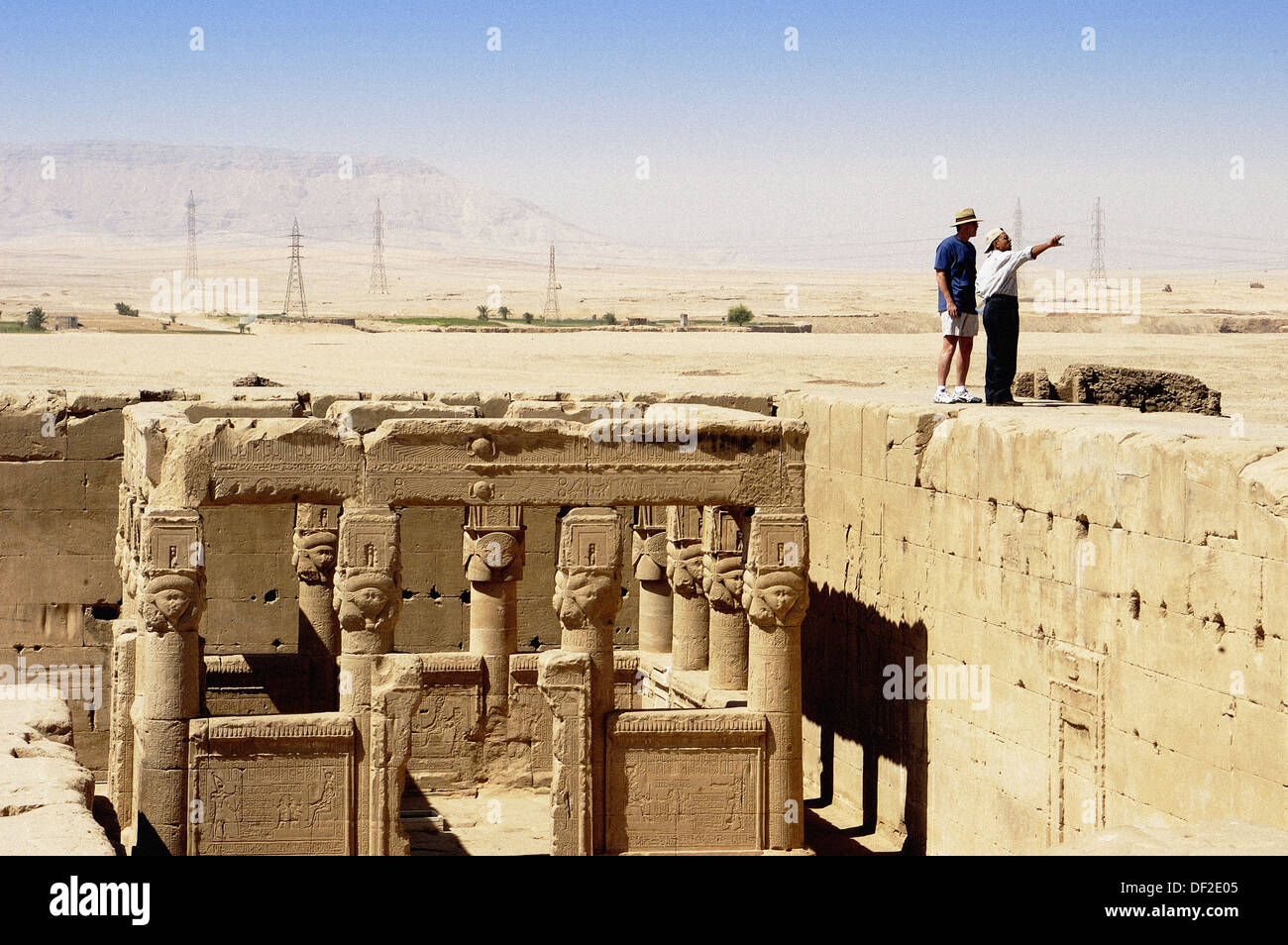 Temple of hathor dandarah hi-res stock photography and images - Alamy