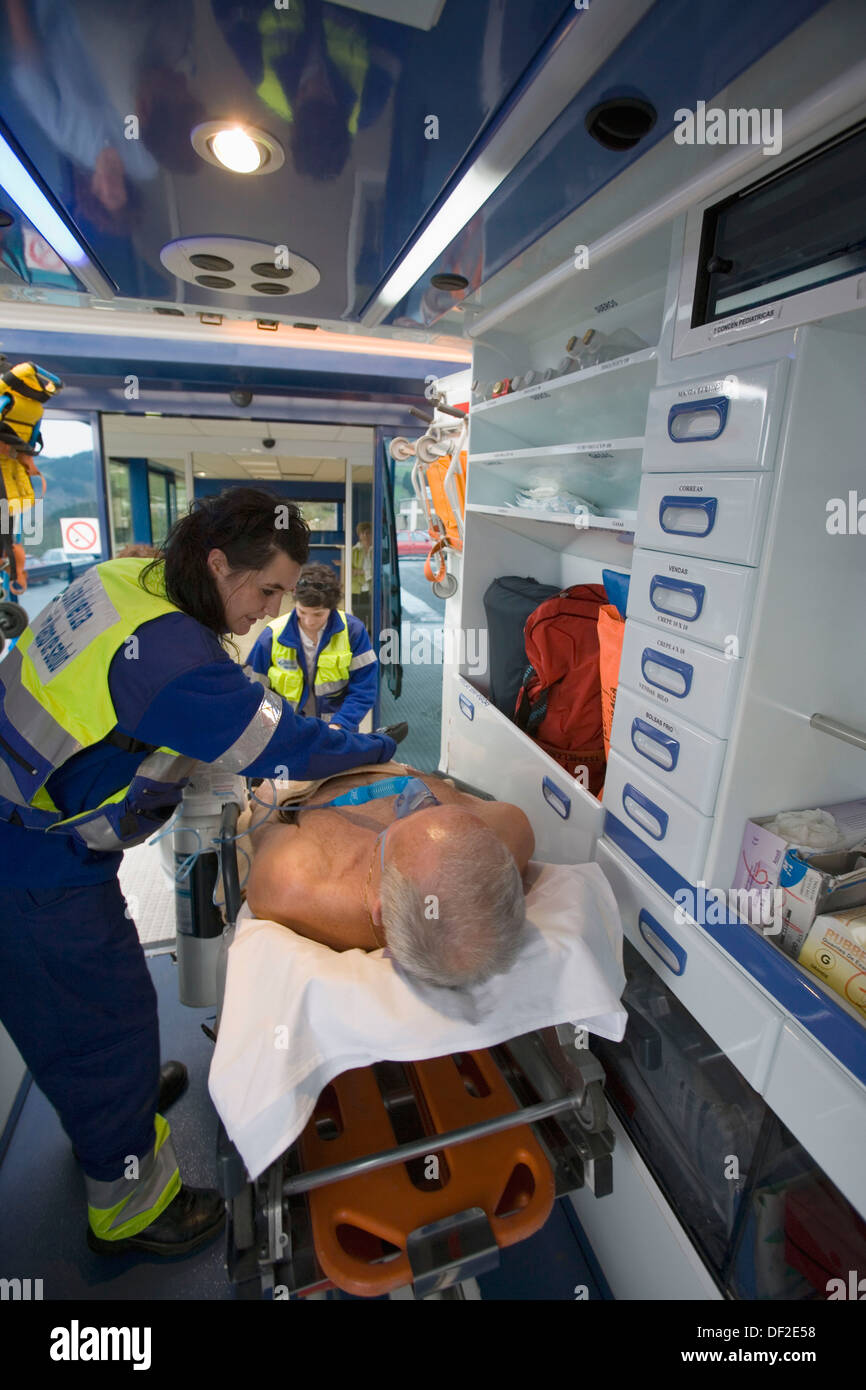 Spain hospital ambulance hi-res stock photography and images - Alamy